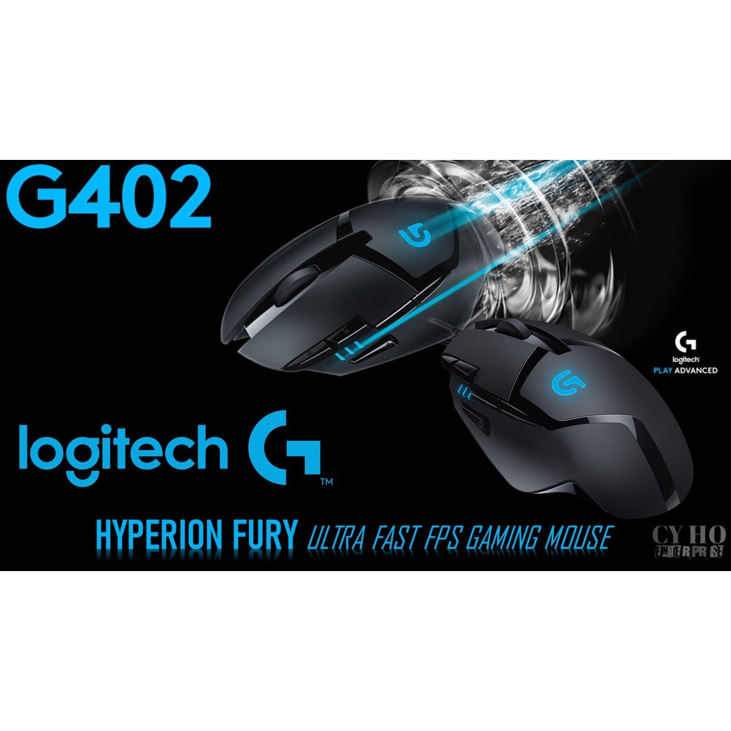 Logitech G402 Hyperion Fury FPS Gaming Mouse - 4000 dpi, 8 buttons ...