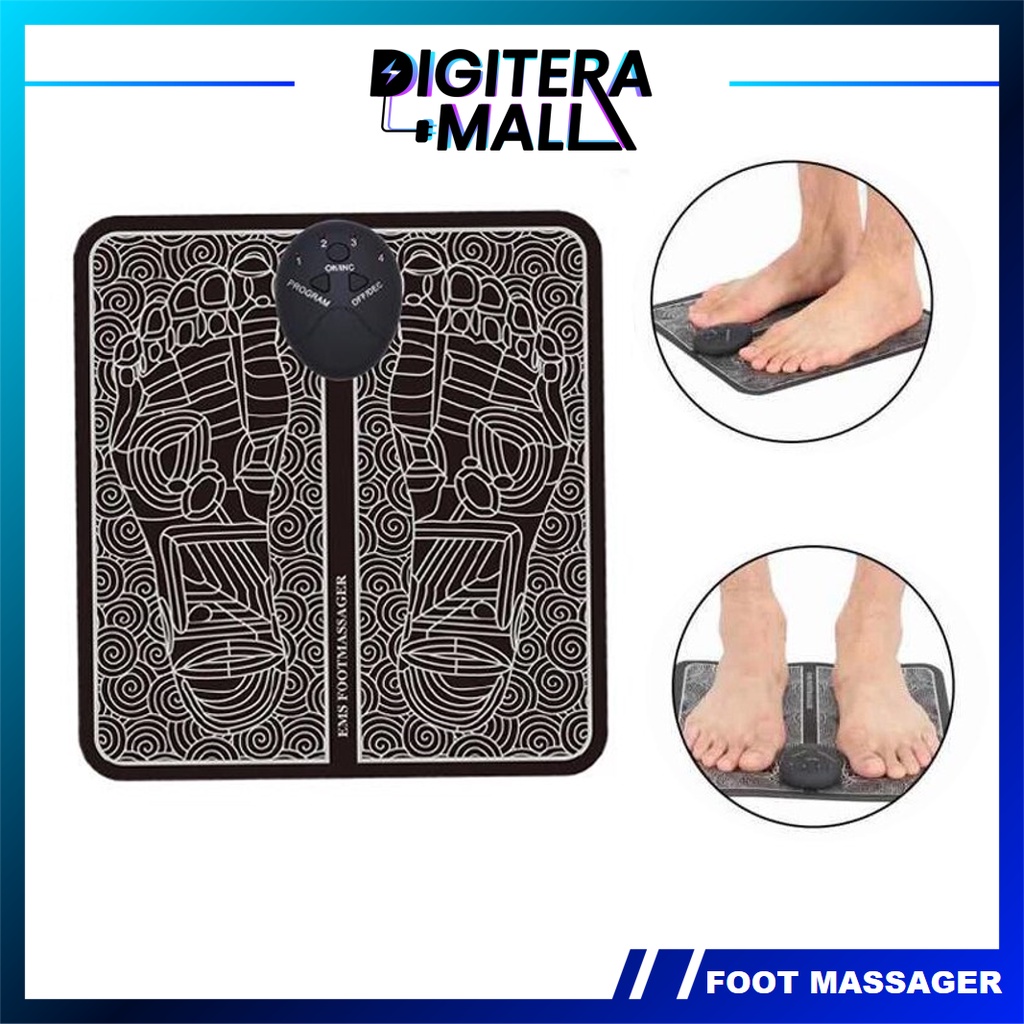 Digitera Ems Foot Massage Pad Feet Simulator Patch Koyok Detox Buang 9325