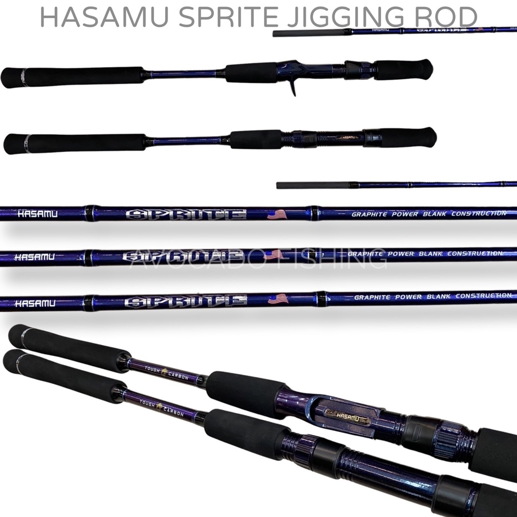 HASAMU SPRITE Graphite Buttjoint Jigging Rod | Shopee Malaysia