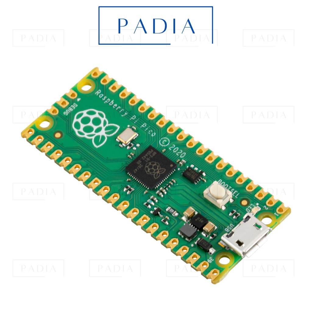 Raspberry Pi Pico Board RP2040 Dual-Core 264KB ARM Low-Power ...