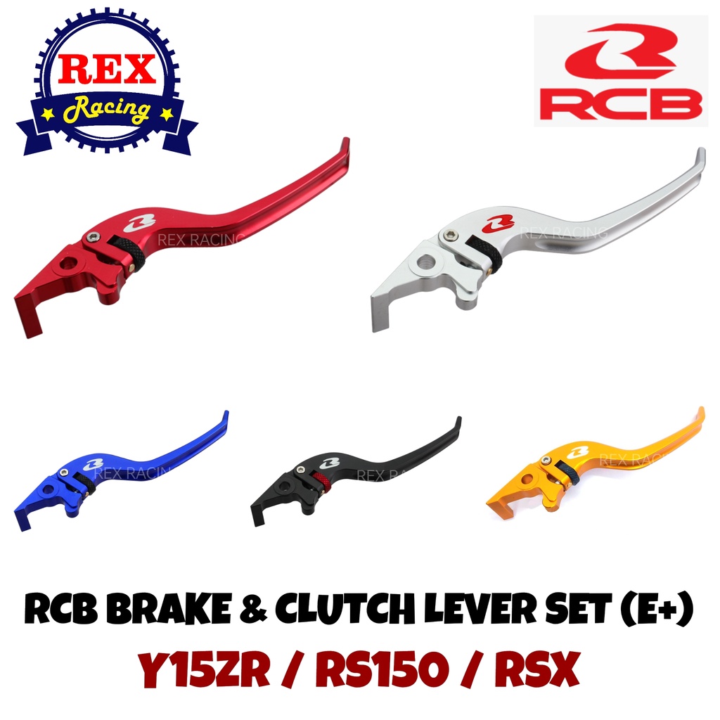 RCB RB BRAKE & CLUTCH ALLOY LEVER SET (E+) ( Y15ZR / RS150 / RSX ) | Shopee Malaysia