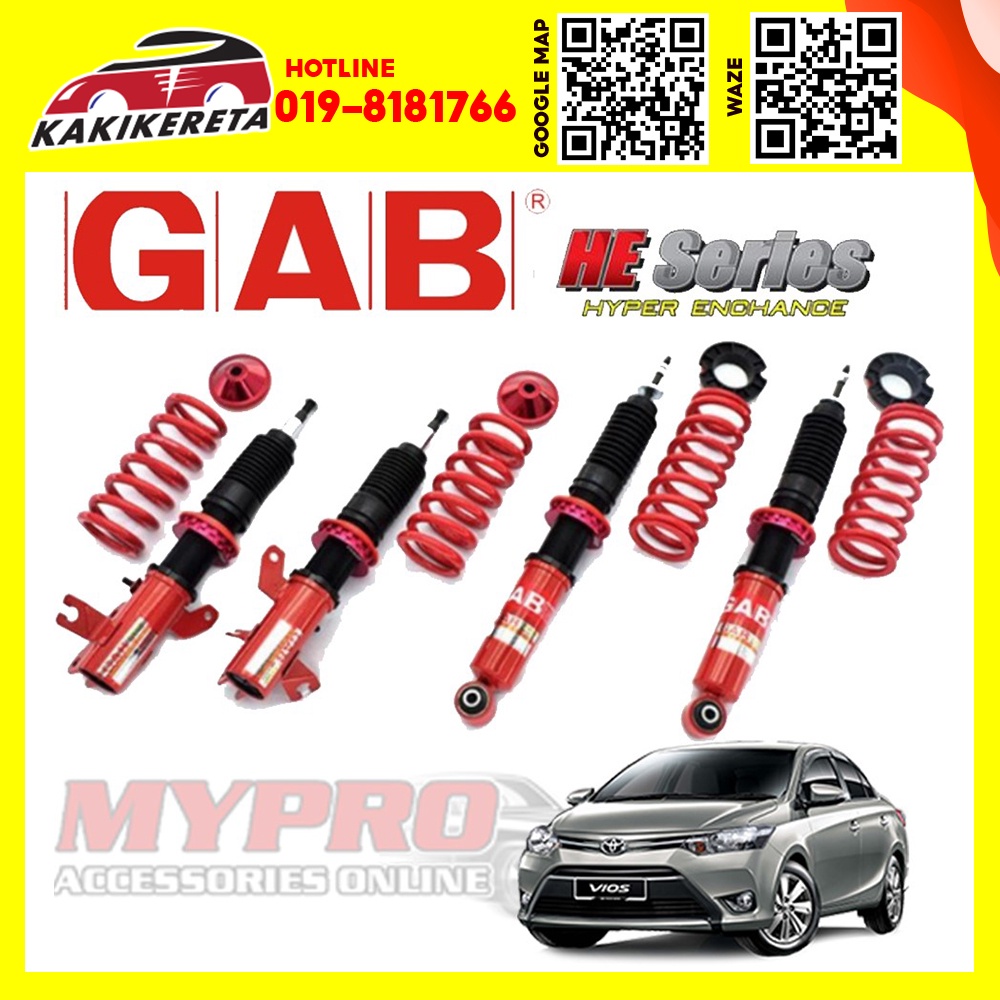 🔥best🔥toyota 🇯🇵vios ncp 150 2014-2019 🇯🇵gab he series hi lo body shift ...
