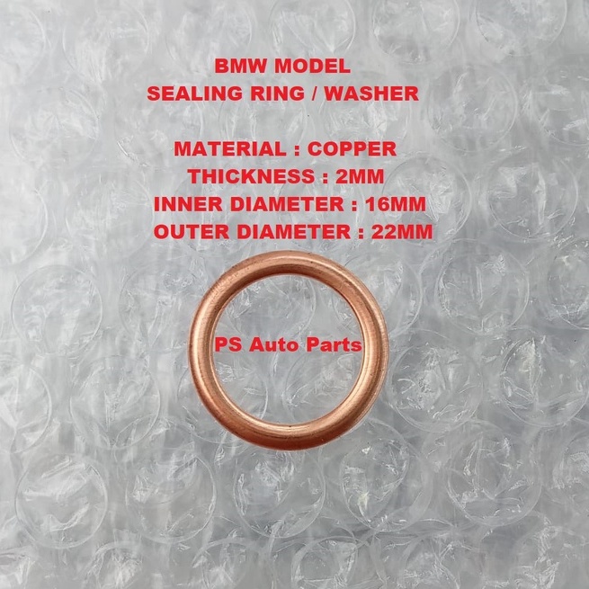 BMW Engine Oil Drain Plug Washer BMW Seal Ring For Oil Drain Plug ...