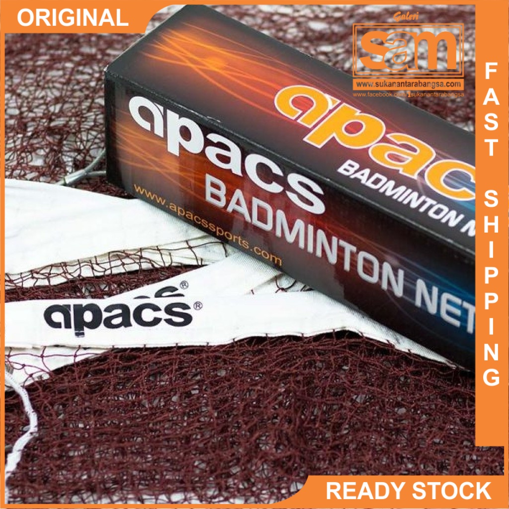 JARING BADMINTON APACS BADMINTON NET : BN002, BN003, BN004, BN005, BN006 | Shopee Malaysia