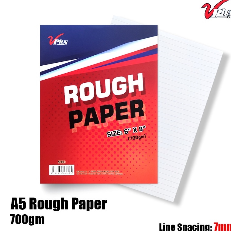 Substandard Rough Paper A5 size ( + - 300 sheets ) | Shopee Malaysia