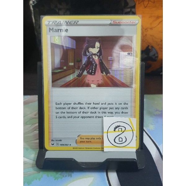 Pokemon TCG : Holo Rare Marnie 169/202 // S&S Base Set | Shopee Malaysia