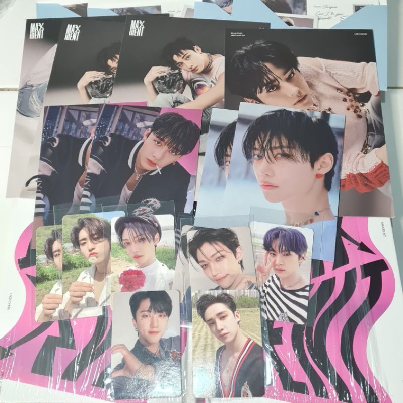Stray KIDS Photocard/Postcard/ Mini Folded Poster/ Massage Card ...