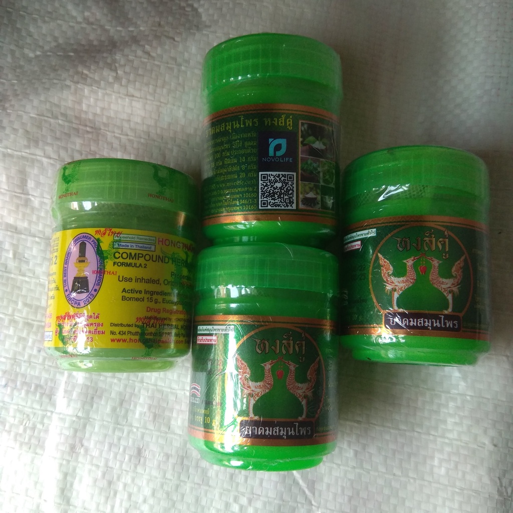 Hongthai Compound Herbal InhalerNovolife & Twin Swan inhaer / Doublre ...