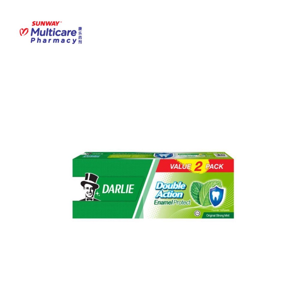 Darlie Double Action Enamel Protect Strong Mint 200g | Shopee Malaysia