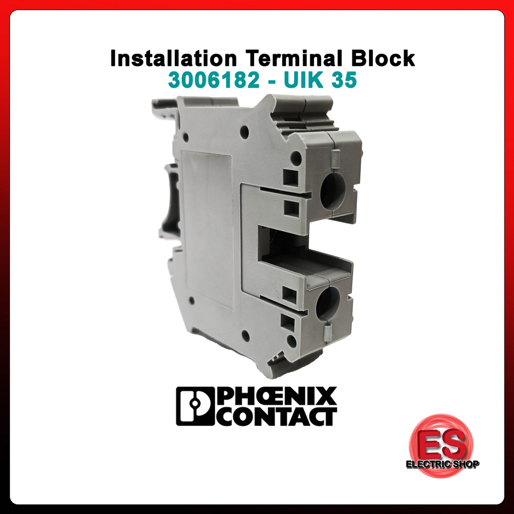 Phoenix Contact Installation terminal block, UIK 35 - 3006182 | Shopee ...