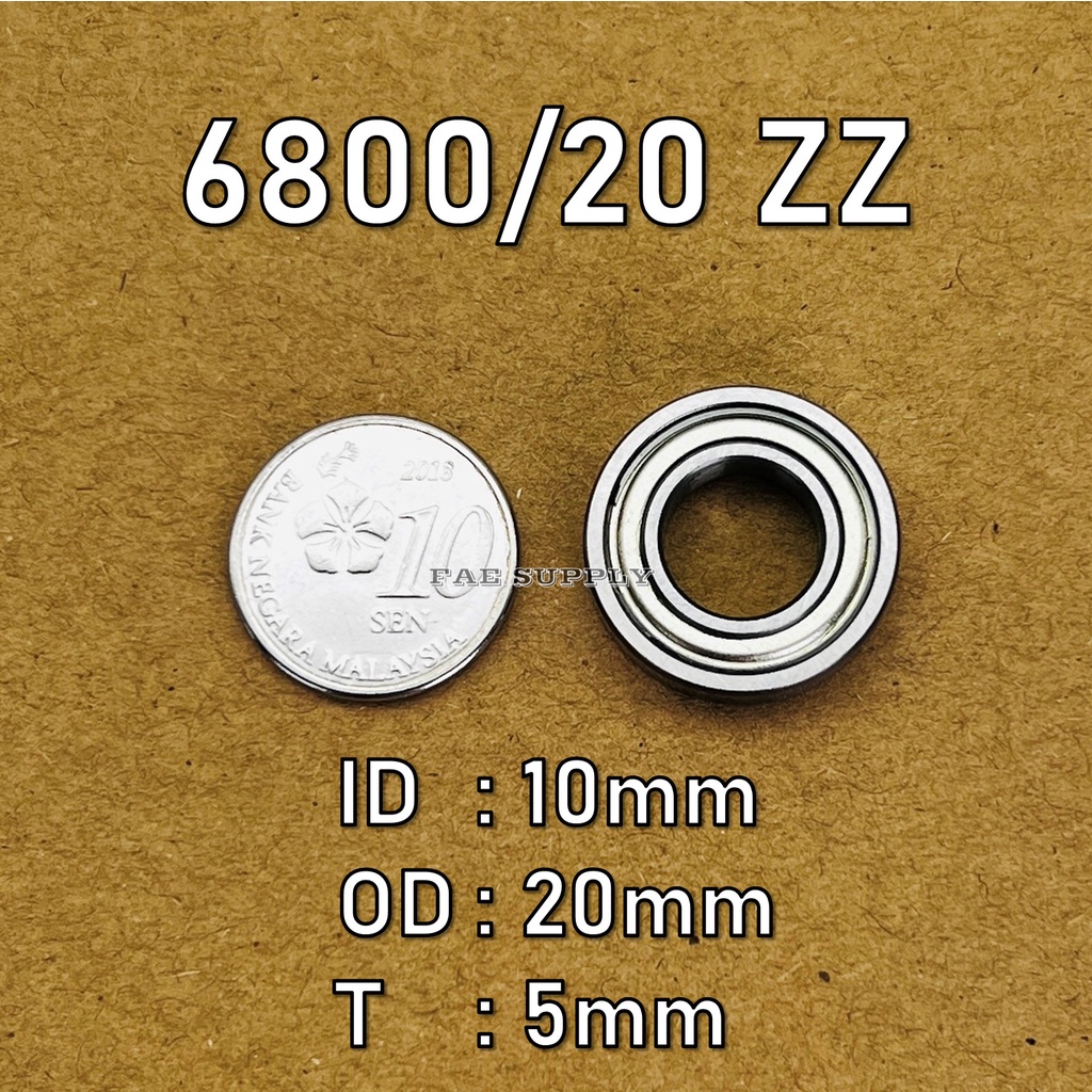 Ball Bearing 6800 6801 6802 6803 6804 6805 6806 6807 6808 6809zz metal ...