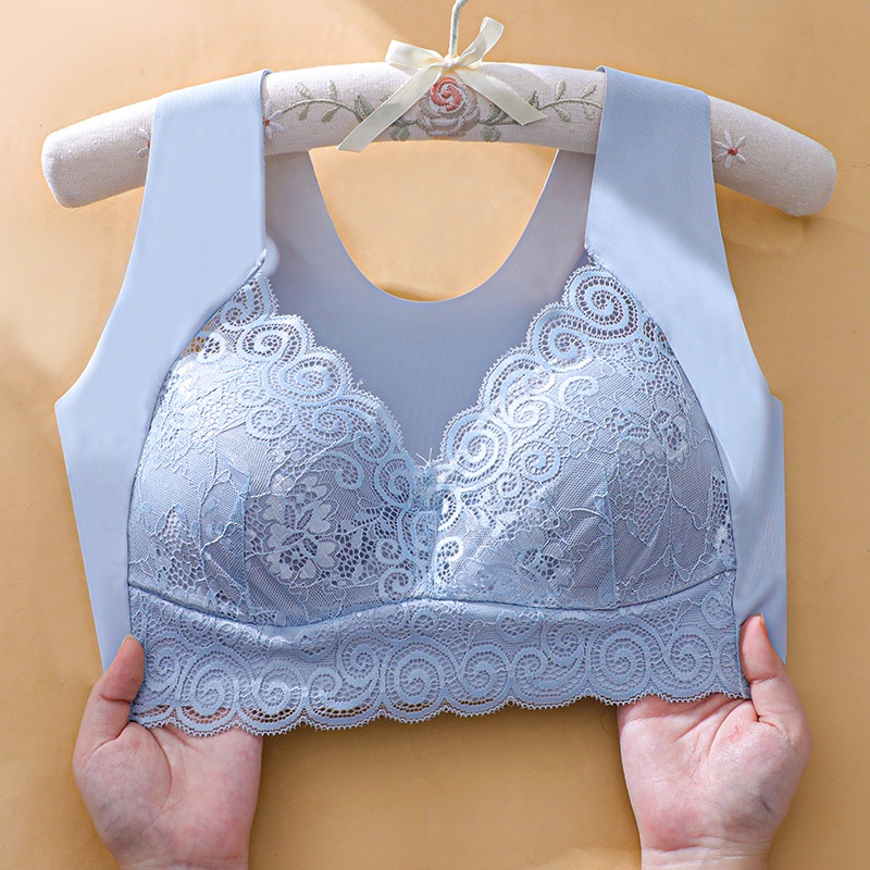M-5XL Comfortable Bras For Women Plus Size Wide Strap Anti Sagging Lace ...