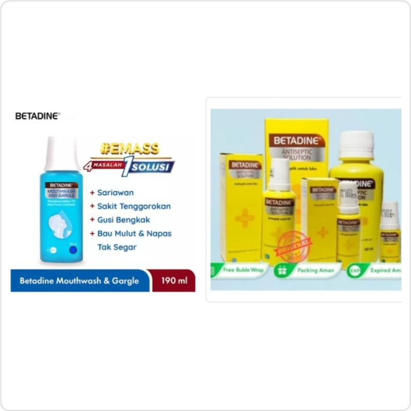 Betadine Antiseptic Solution - Obat Antiseptic untuk Luka | Shopee Malaysia