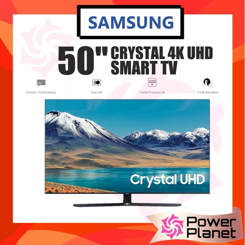 Samsung 50" TU8500 4K Crystal UHD Smart TV UA50TU8500KXXM | Shopee Malaysia