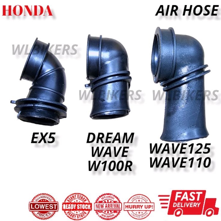 HONDA EX5 EX5-DREAM WAVE WAVE100 W100R W125 WAVE125 WAVE110 W110 AIR HOSE GETAH RUBBER ...