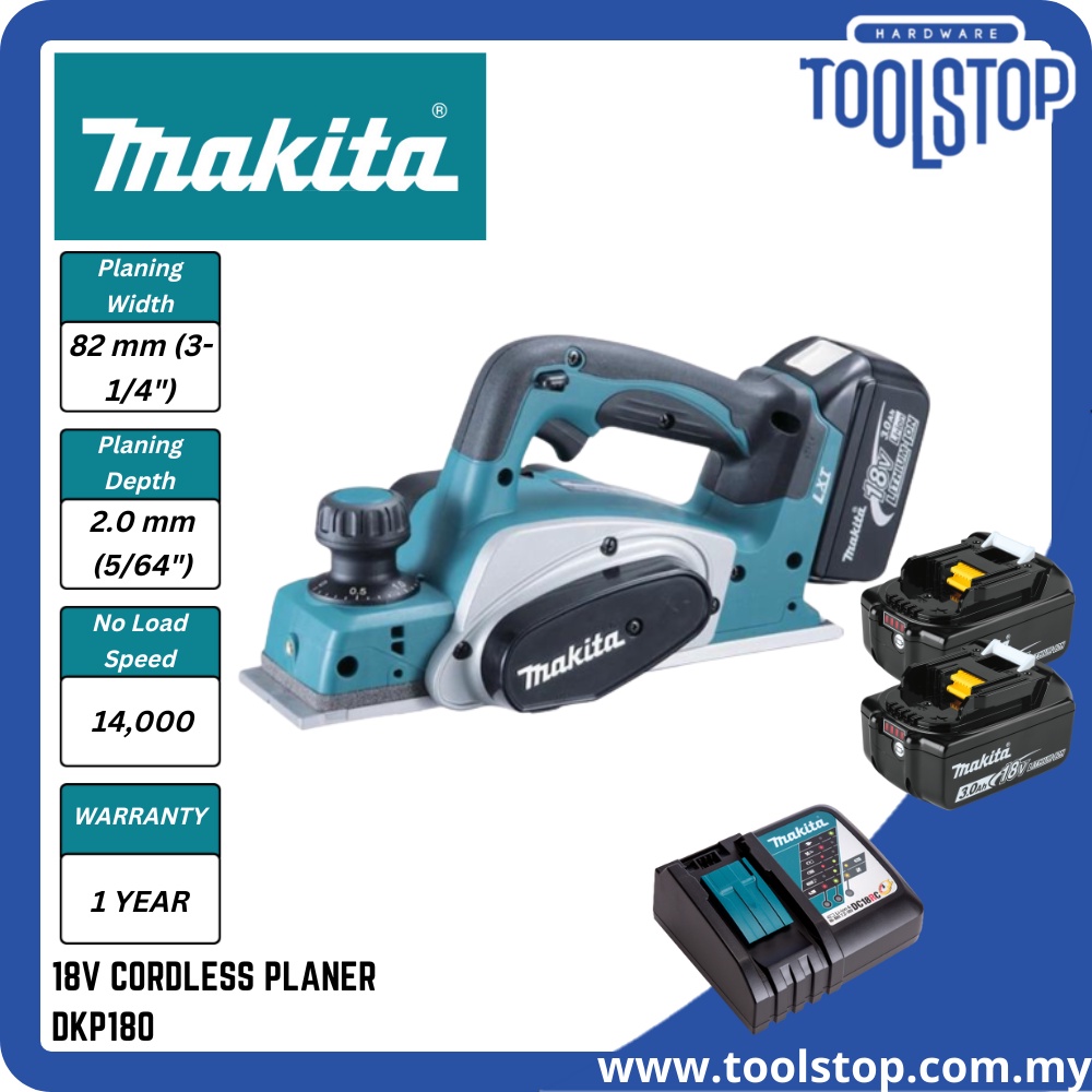 MAKITA 18V CORDLESS PLANER DKP180 | Shopee Malaysia
