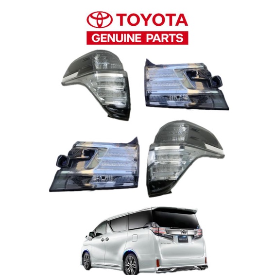 TOYOTA ALPHARD VELLFIRE AGH30 GGH30 TAIL LAMP WHITE TYPE | Shopee Malaysia