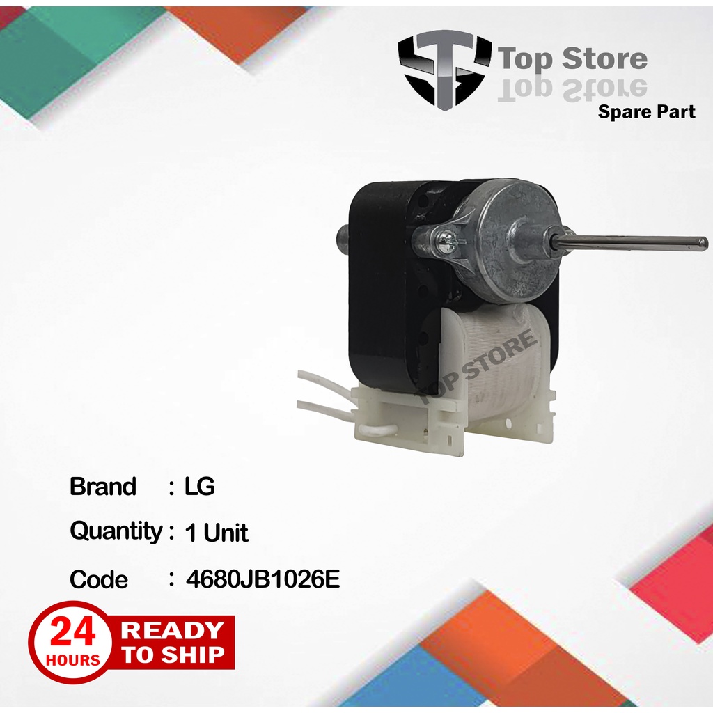 LG 4680JB1026E Refrigerator Fridge Fan Motor | Shopee Malaysia