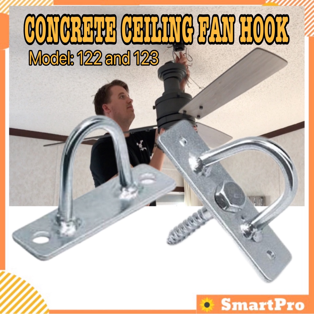 Ceiling Fan Hook 122 & 123 Ceiling Type Hook Kipas Siling | Shopee Malaysia