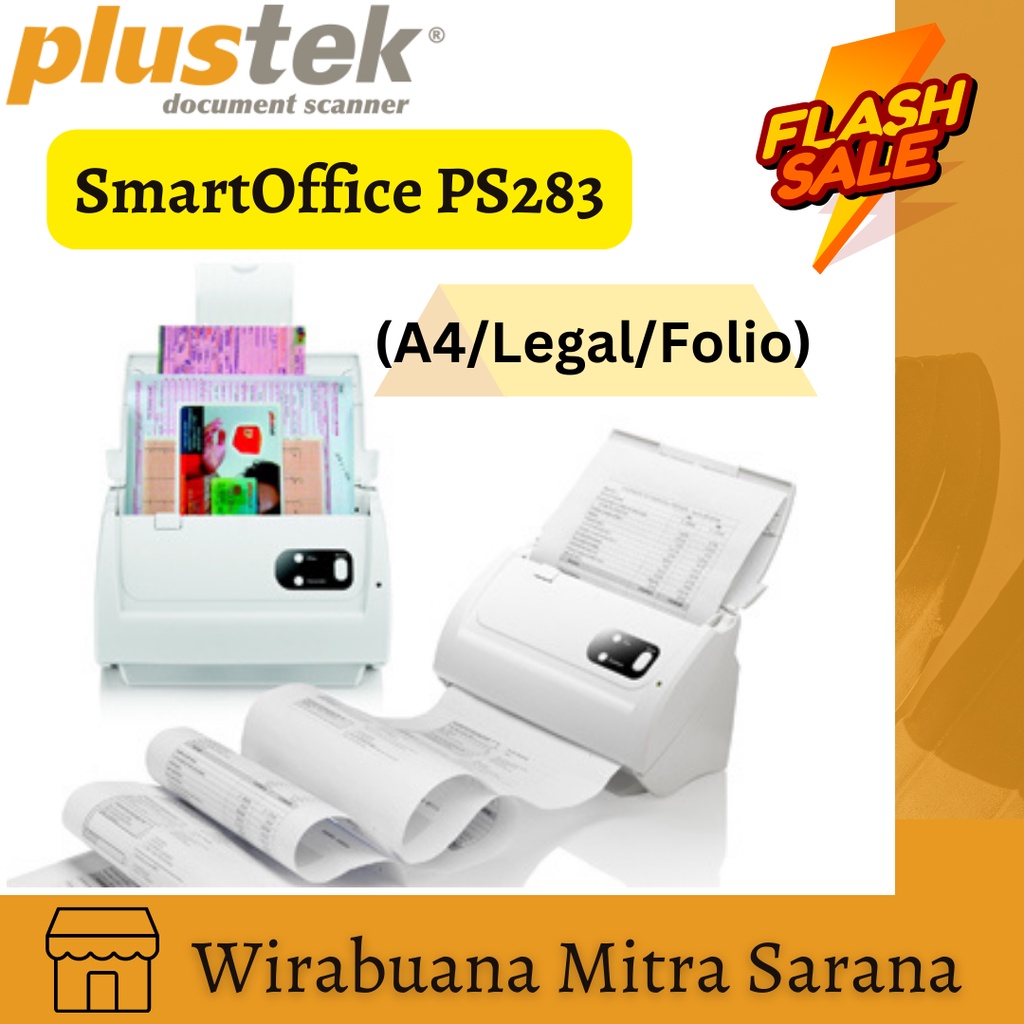 Scanner PLUSTEK SmartOffice PS283 ADF Scanner F4 | Shopee Malaysia