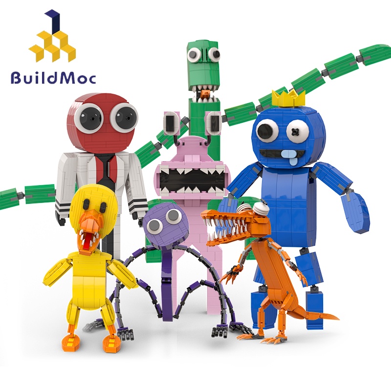 Buildmoc Rainbow Friends Model Blue drool monster Red Ant Man Orange ...