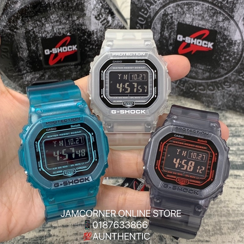 100% ORIGINAL CASIO G-SHOCK BLUETOOTH DW-B5600G-1/DW-B5600G-2/DW-B5600G-7 martphone Link ...
