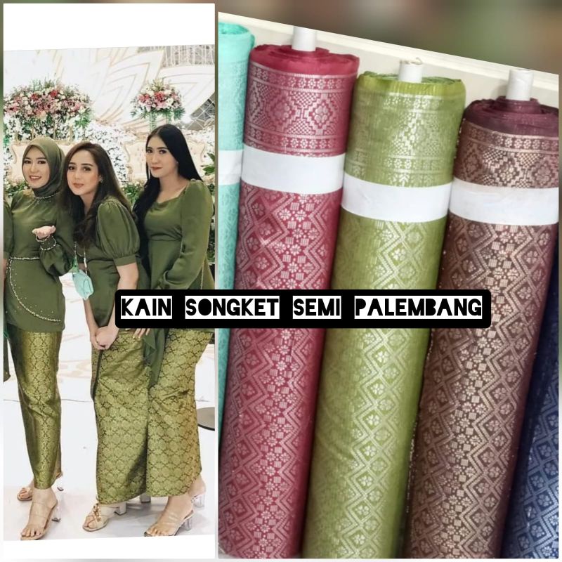 Songket/songket Material/Meter, Palembang songket, songket Material ...