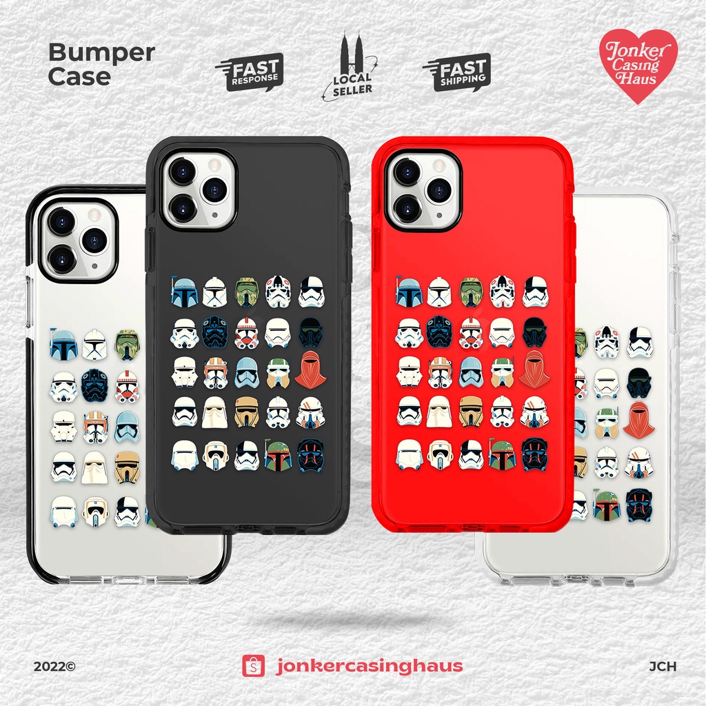 STICKER HEADS COLLECTION (STARWARS SERIES) Bumper Case Casing IP 13 ...