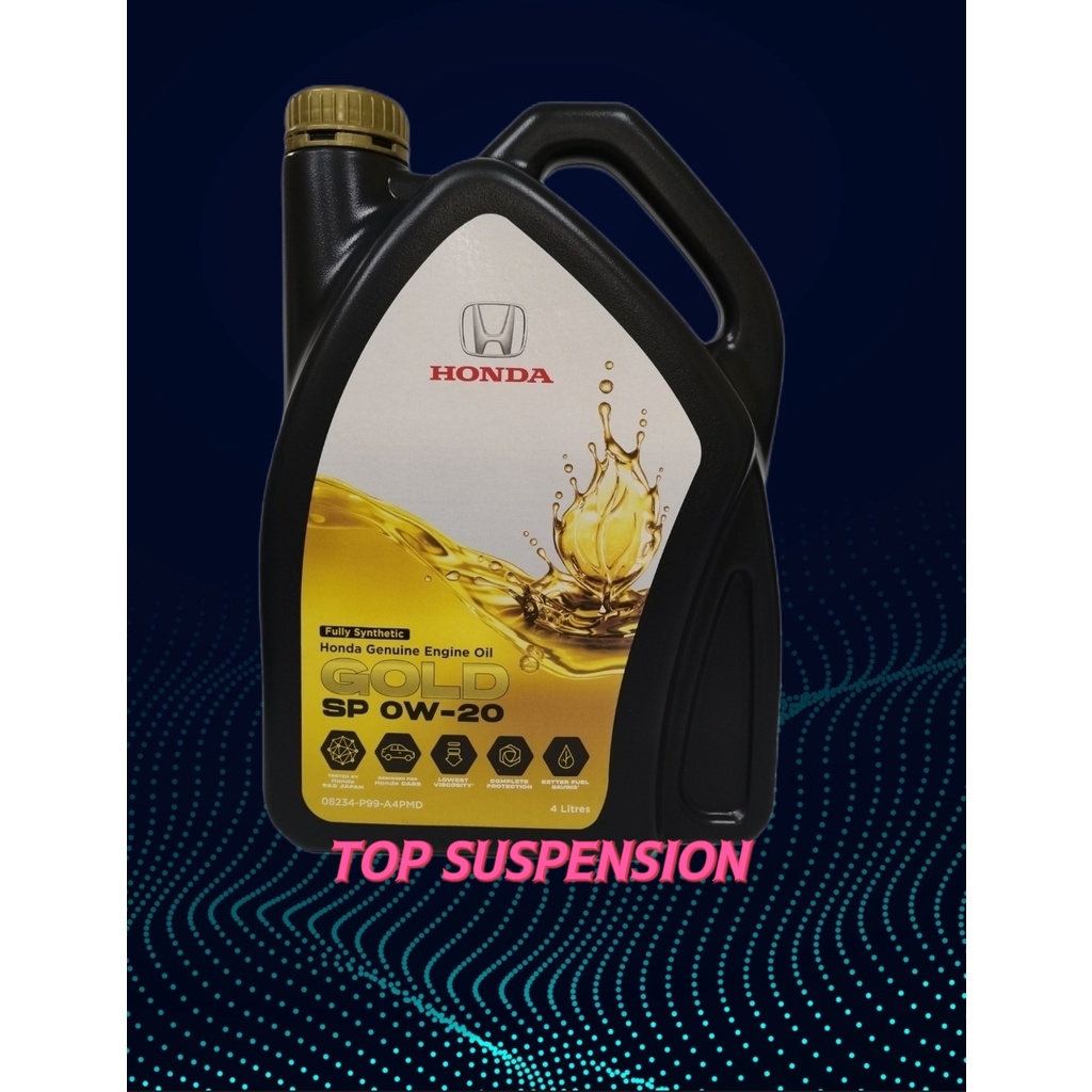 HONDA ENGINE OIL FULLY SYNTHETIC SP0W20 4 LITRE | Shopee Malaysia