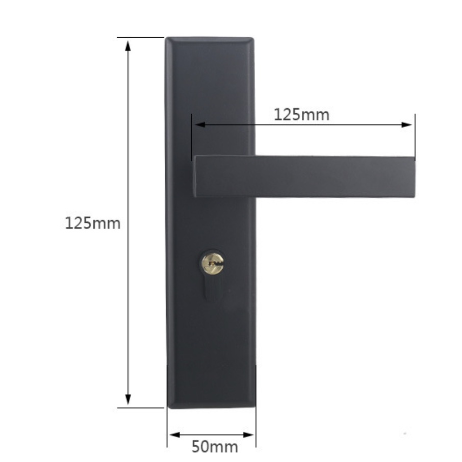 Door Lock Set Aluminum Alloy Wooden Kunci Pintu Split Door Modern Door ...