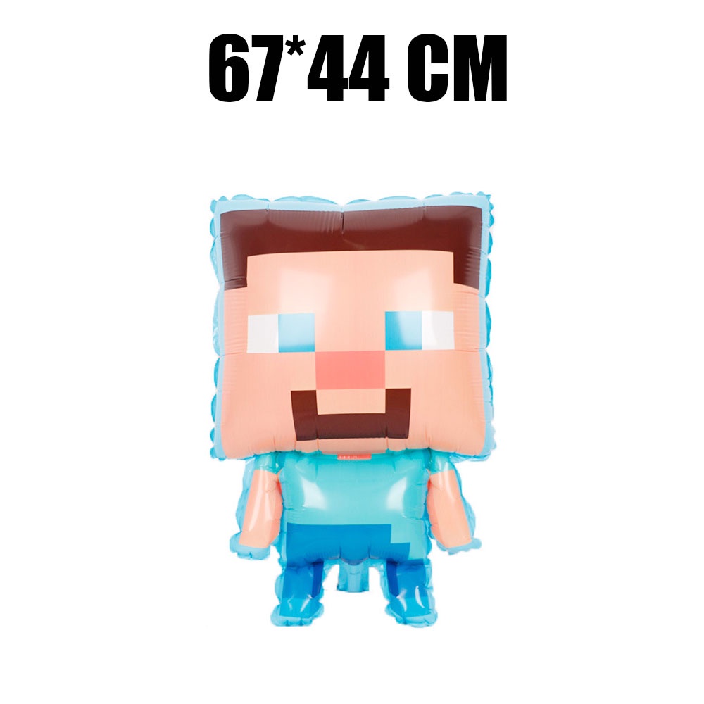 Minecraft Theme party decoration happy birthday Party Supplies Pixel ...