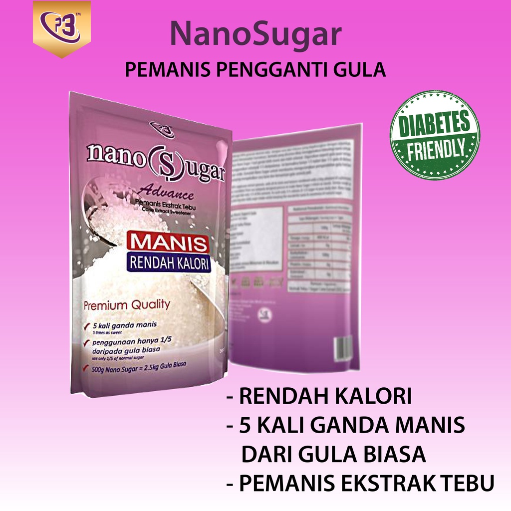 P3 Nano Sugar 500 gm | Shopee Malaysia
