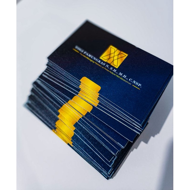 (content 100 free box) PRINT QUALITY NAME CARD / 1/2 SIDE NAME CARD ...