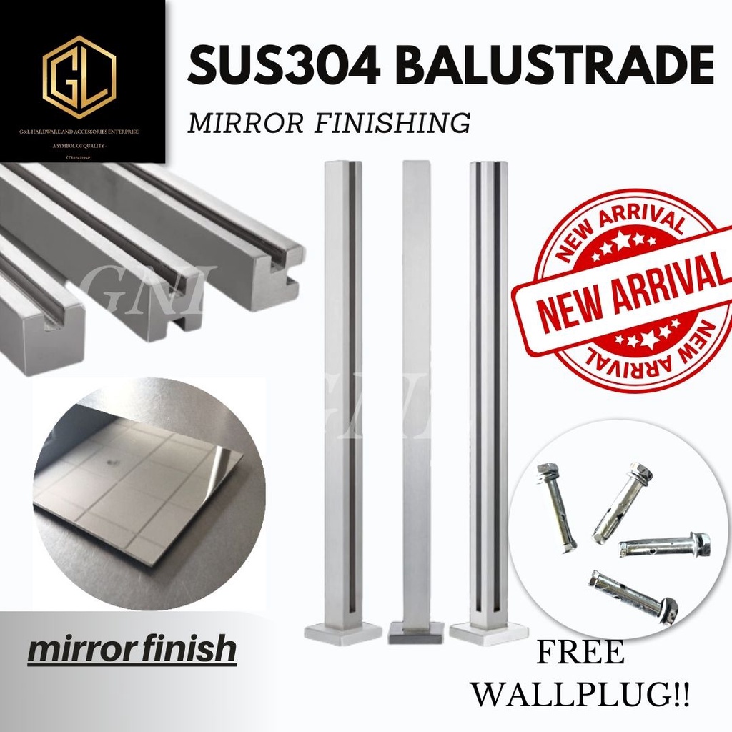 MIRROR surface ️FREE SHIPPING READY STOCK💥MIRROR SURFACE 304 GLASS ...