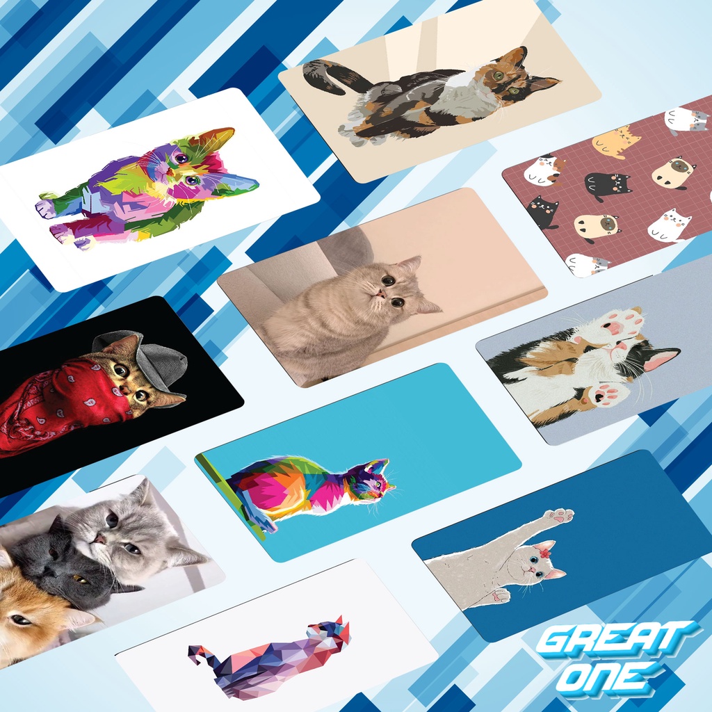 CAT Card Cover Sticker Access Touch n Go Skin ATM Bank Debit Credit TnG ...