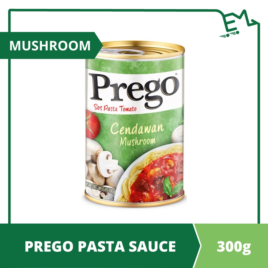 PREGO Mushroom Tomato Pasta Sauce | Sos Pasta Tomato Cendawan 300g ...
