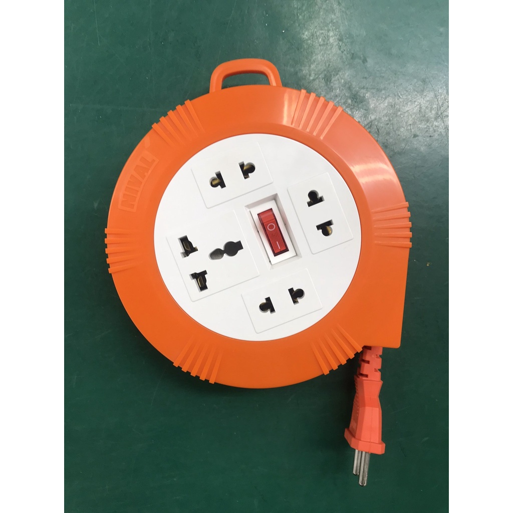 2500w 4-Hole Rotating Power Socket Stretches 3 Meters, 5 Meters, 7 ...