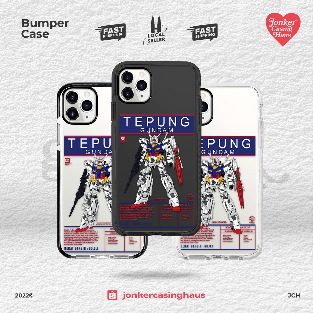 GUNDAM COLLECTION 2 Bumper Case Casing IP 6 until 12 PRO MAX | Shopee ...