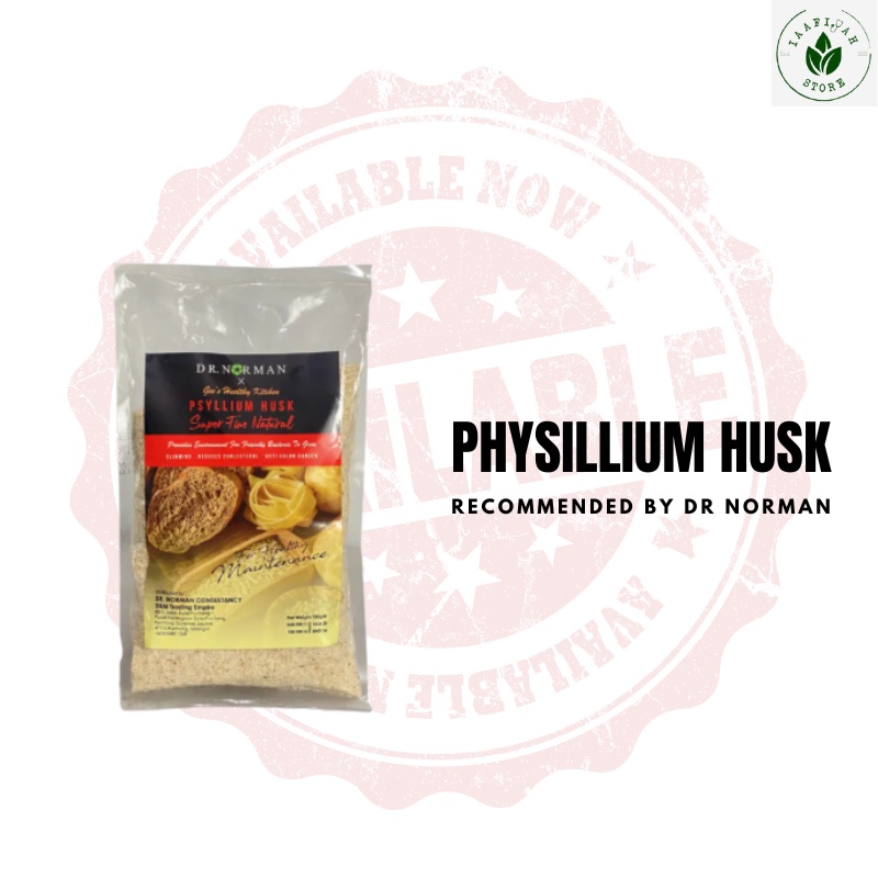 (FI12) PHYSILLIUM HUSK / SEKAM PHYSILLIUM 100GM - RECOMMENDED BY DR ...