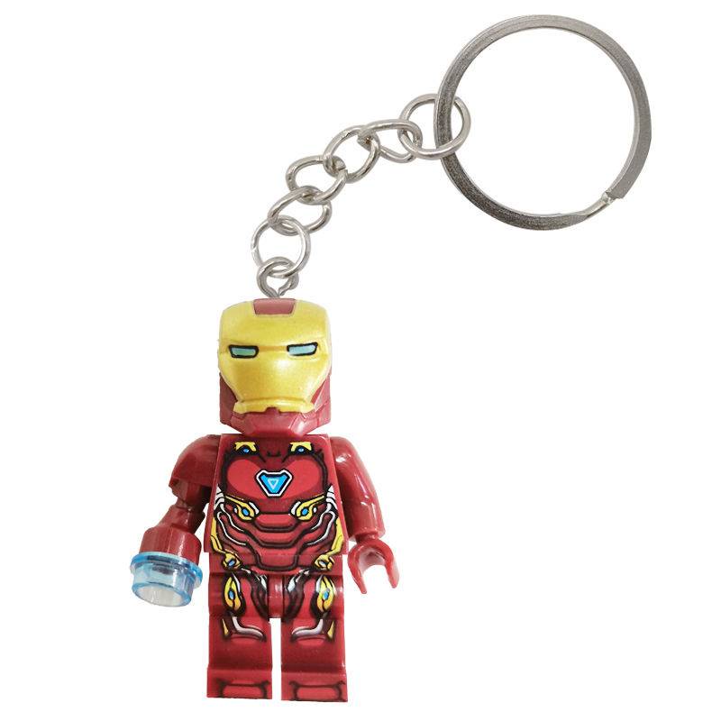 marvel keychain readystock Compatible with Lego Keychain New Building ...