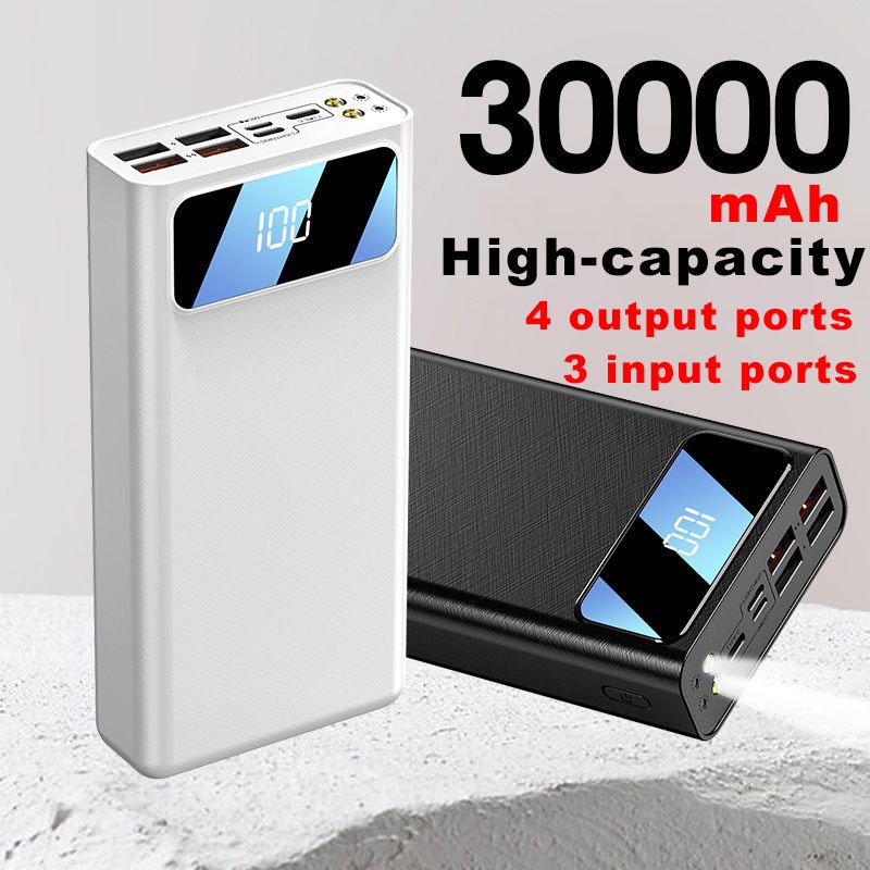 Large capacity Power Bank LED Digital Display Fast Charging Power Bank ...