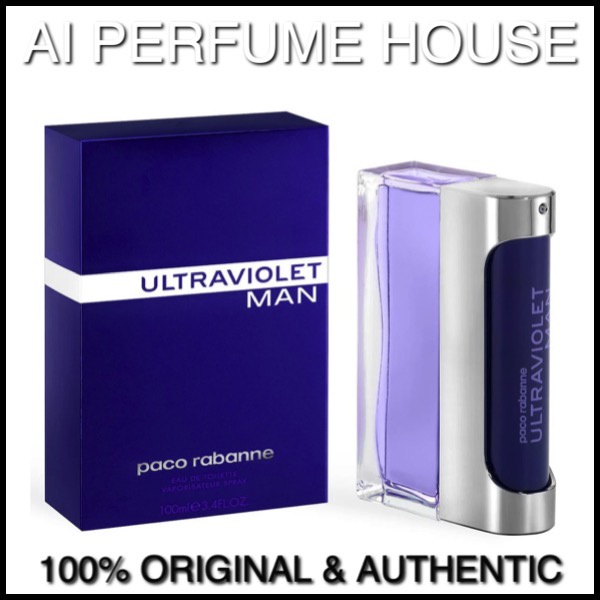 ORIGINAL Paco Rabanne Ultraviolet Man 100ml EDT Perfume | Shopee Malaysia
