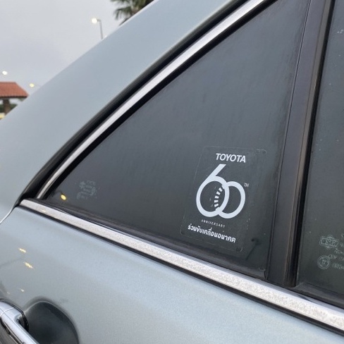 Thailand Siam Toyota Limited 60th Anniversary Sticker | Shopee Malaysia