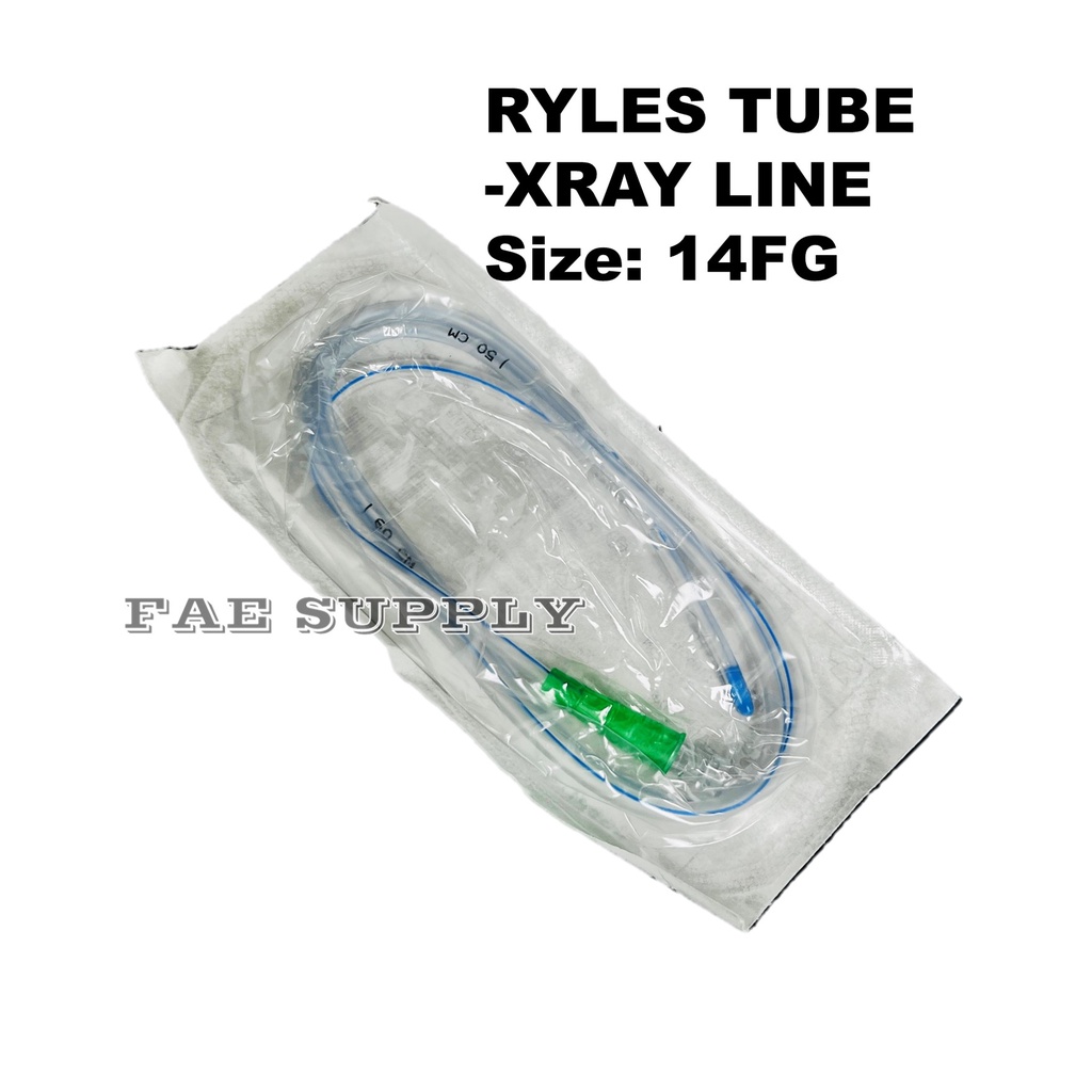 Ryles Tube for Nasogastric introduction of nutrition and aspiration of ...