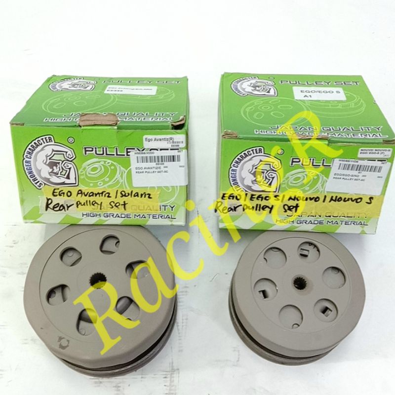 YAMAHA EGO AVANTIZ EGO SOLARIZ EGO EGO S NOUVO NOUVO S REAR PULLEY SET STRONGER | Shopee Malaysia