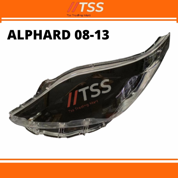 TOYOTA ALPHARD 08 09 10 11 12 HEAD LAMP COVER HEAD LIGHT COVER READY ...