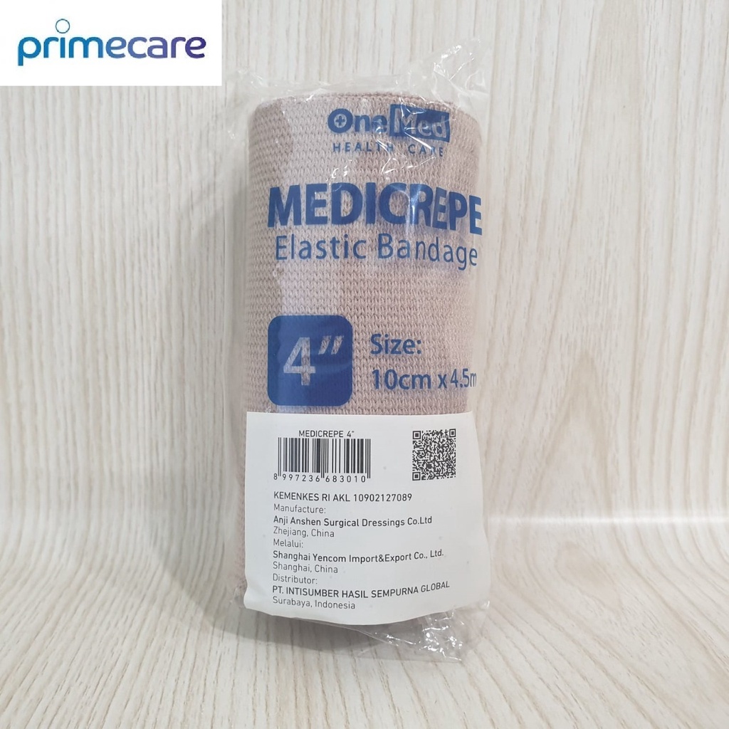 Onemed Medicrepe Elastic Bandage /Elastic Bandage 10cm (4inch) | Shopee ...