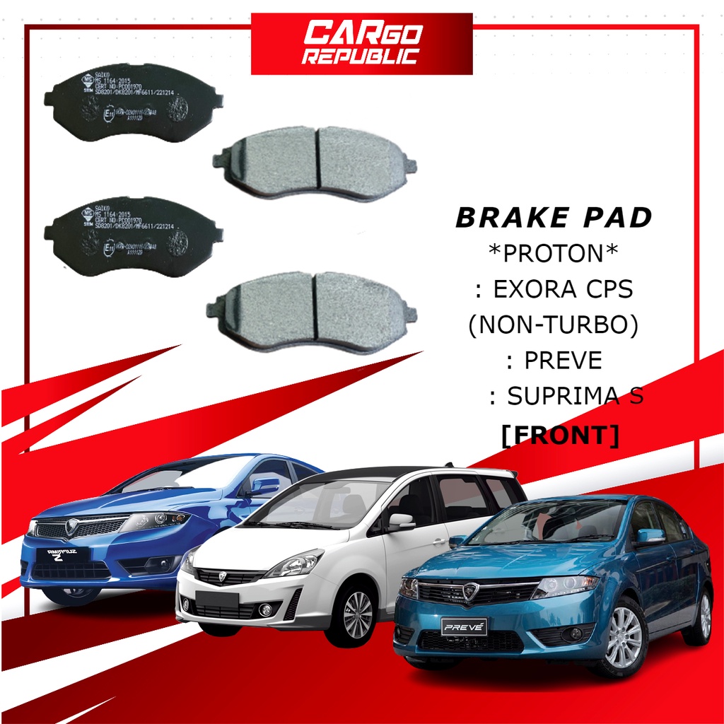 Proton Exora CPS (Non-Turbo) Preve Suprima S Front ( Depan ) Brake Pad ...