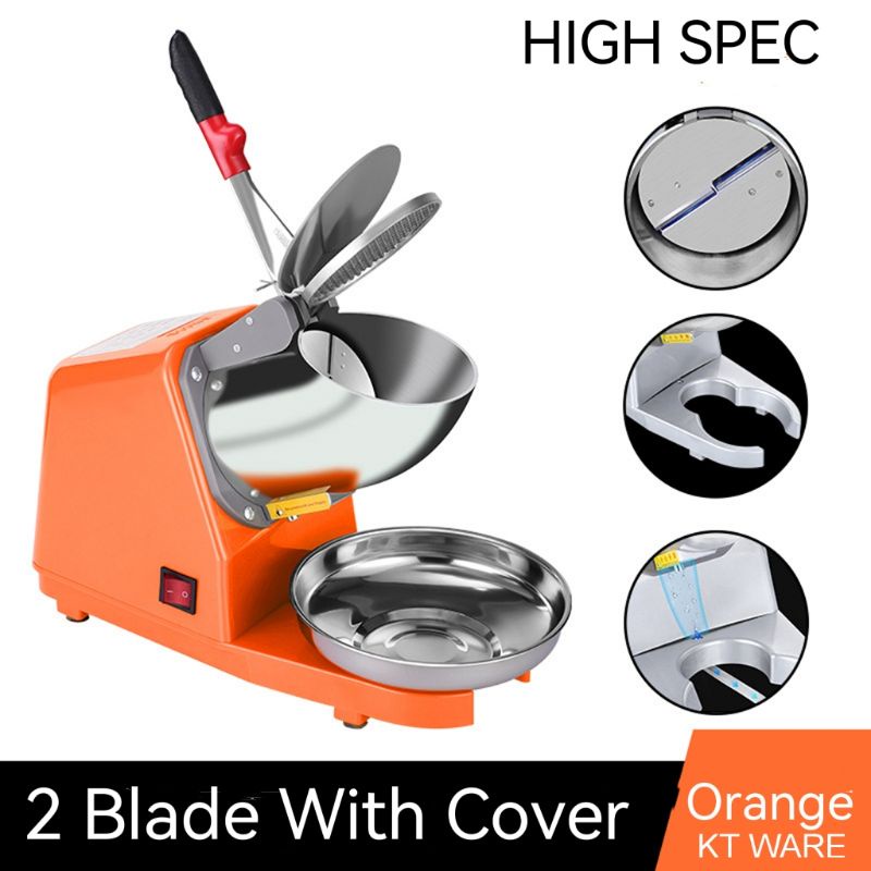 KT WARE 2 blade ice crusher machine ABC mesin ice shaver mesin ice Batu ...