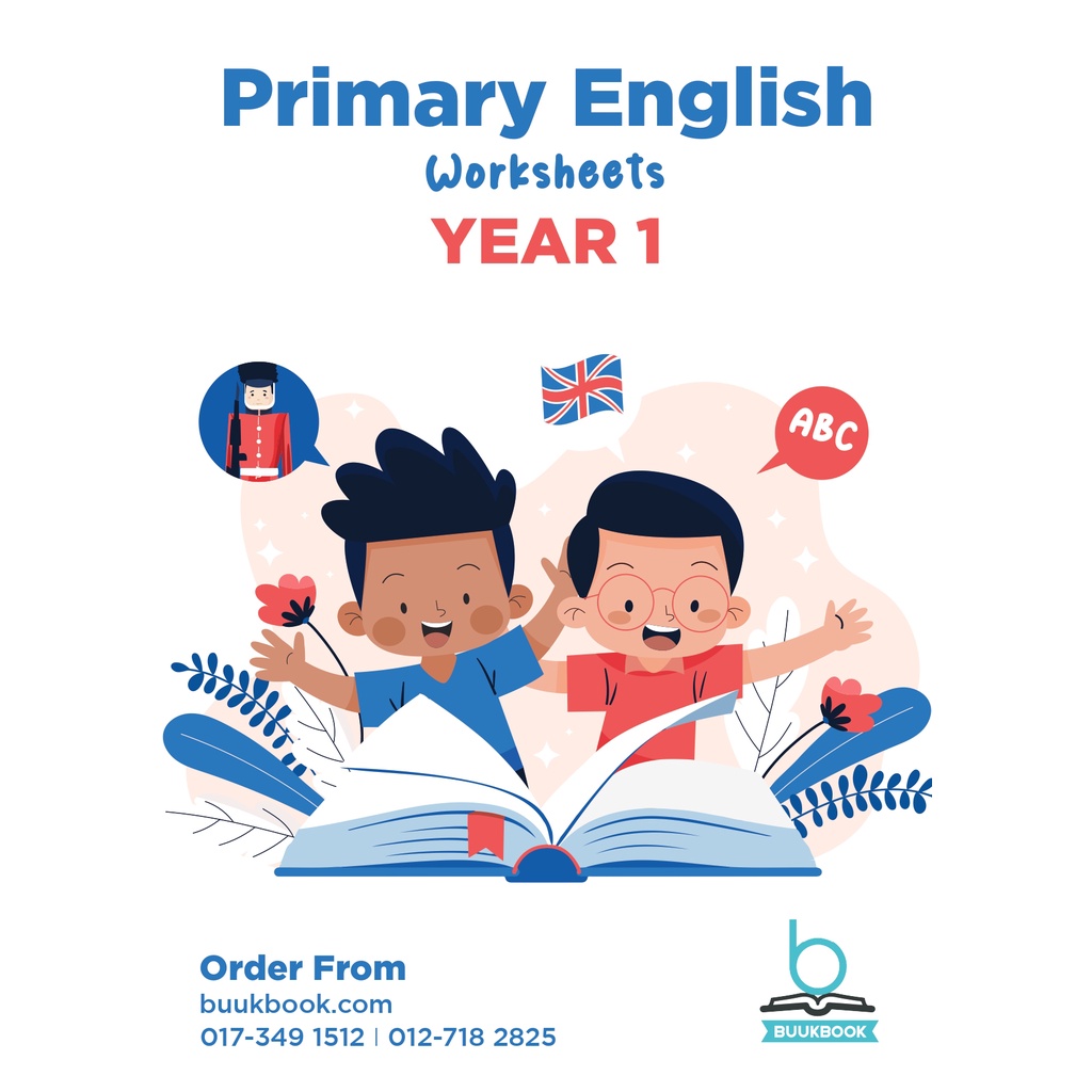 Primary Year 1 English Worksheet *printed* | Shopee Malaysia